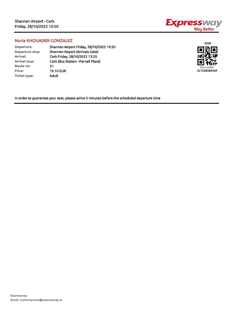 Expressway Ticket | PDF