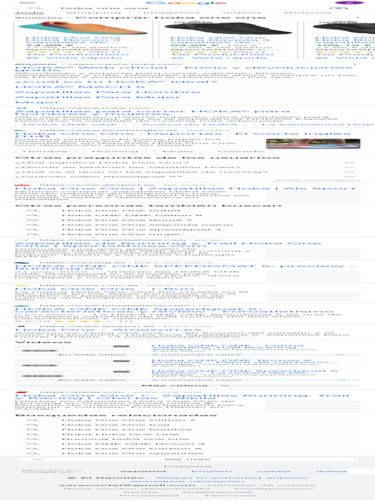 Hoka One One - Buscar Con Google | PDF | Zapato