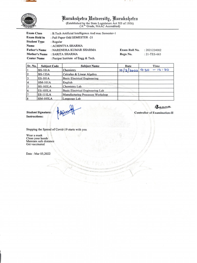 Chem Semester Final Exam | PDF