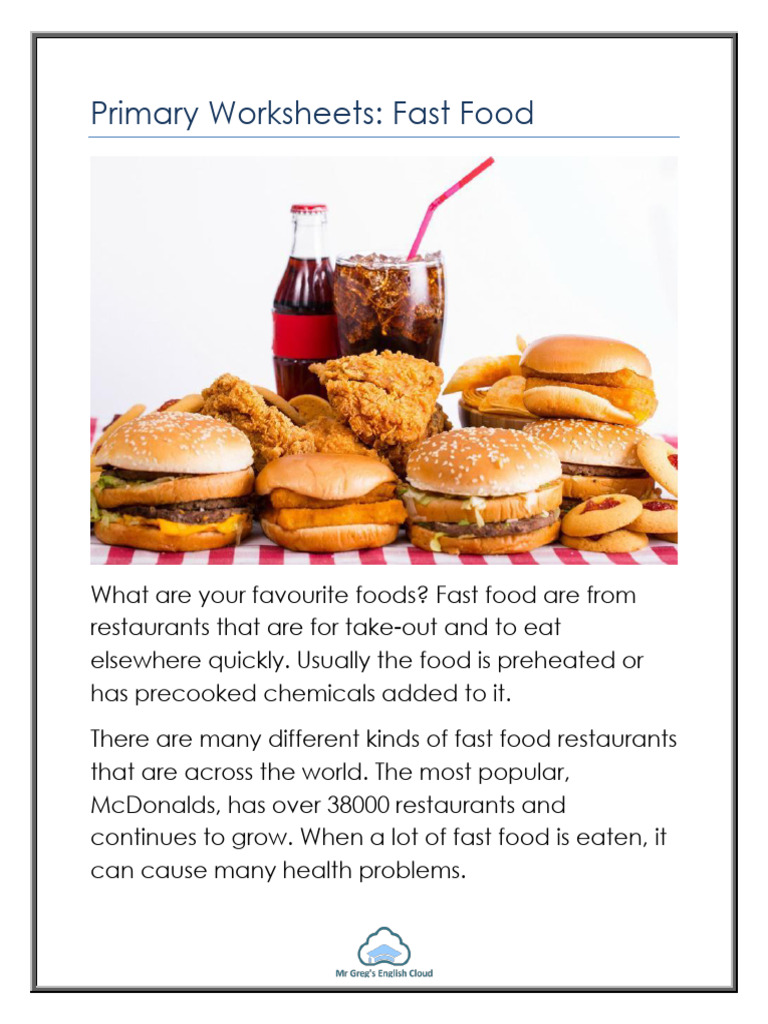 Fast-Food | PDF | Fast Food | Foods