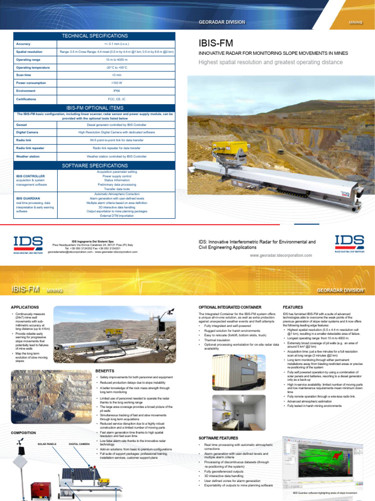 IBIS FM Interferometric Radar | PDF | Electronics | Wireless