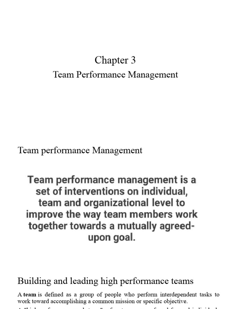 Chapter 3 | PDF | Performance Appraisal | Goal