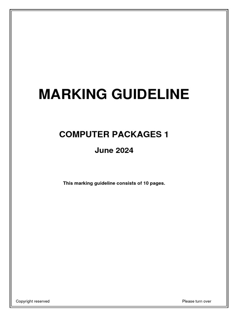 Computer Packages Final Examinations Memo | PDF | Internet | Input/Output