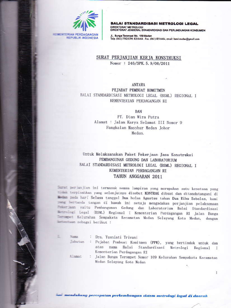 GEDUNG BSML (Rp. 8.658.317.000.0) Tahun 2011 | PDF