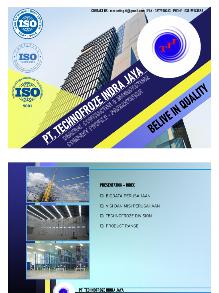 Tij Company Profile | PDF | Polyurethane | Building Engineering