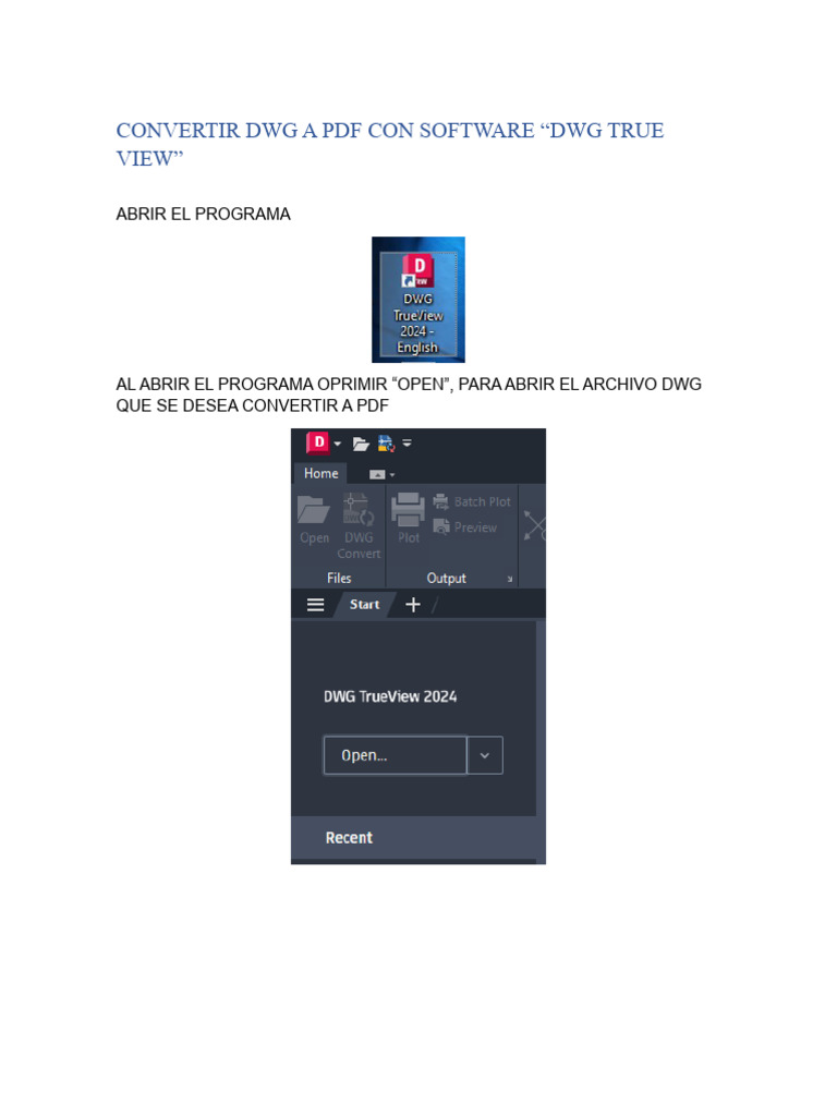Convertir DWG A PDF Con Software | PDF