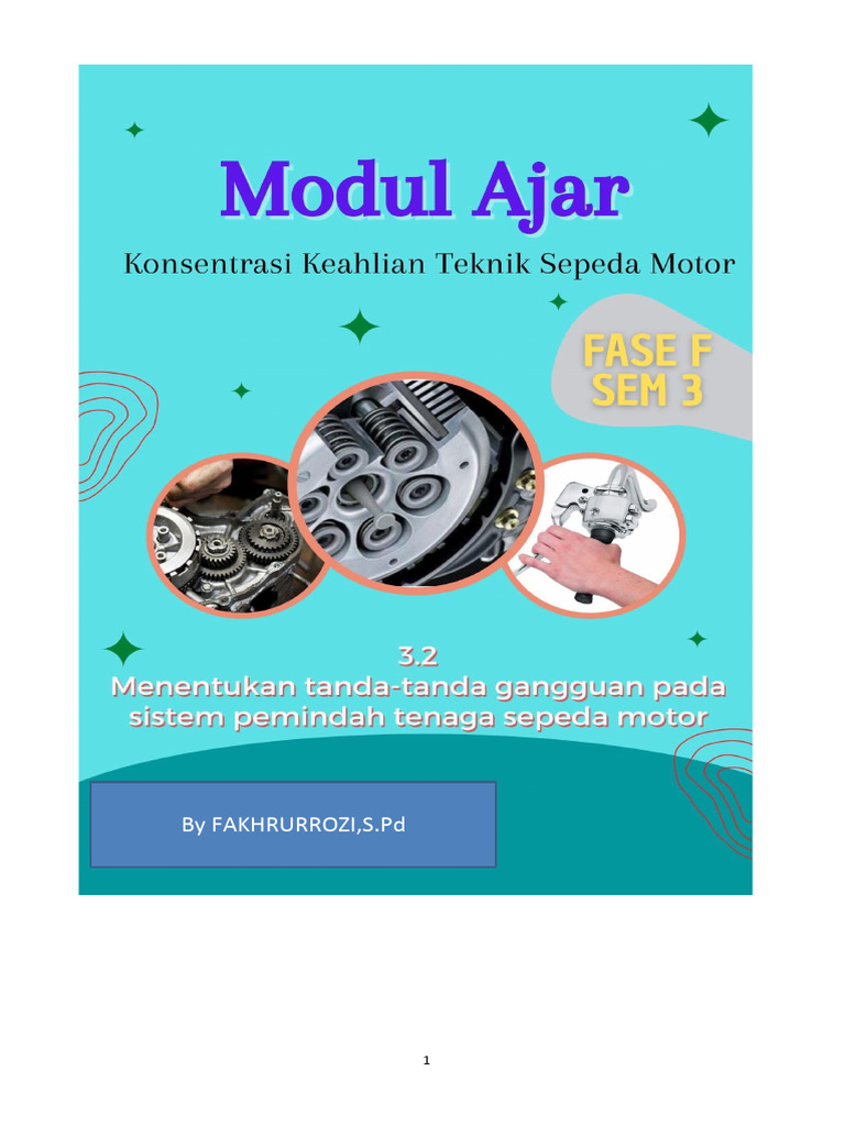 Modul Ajar Teknik Sepeda Motor KLS XI | PDF