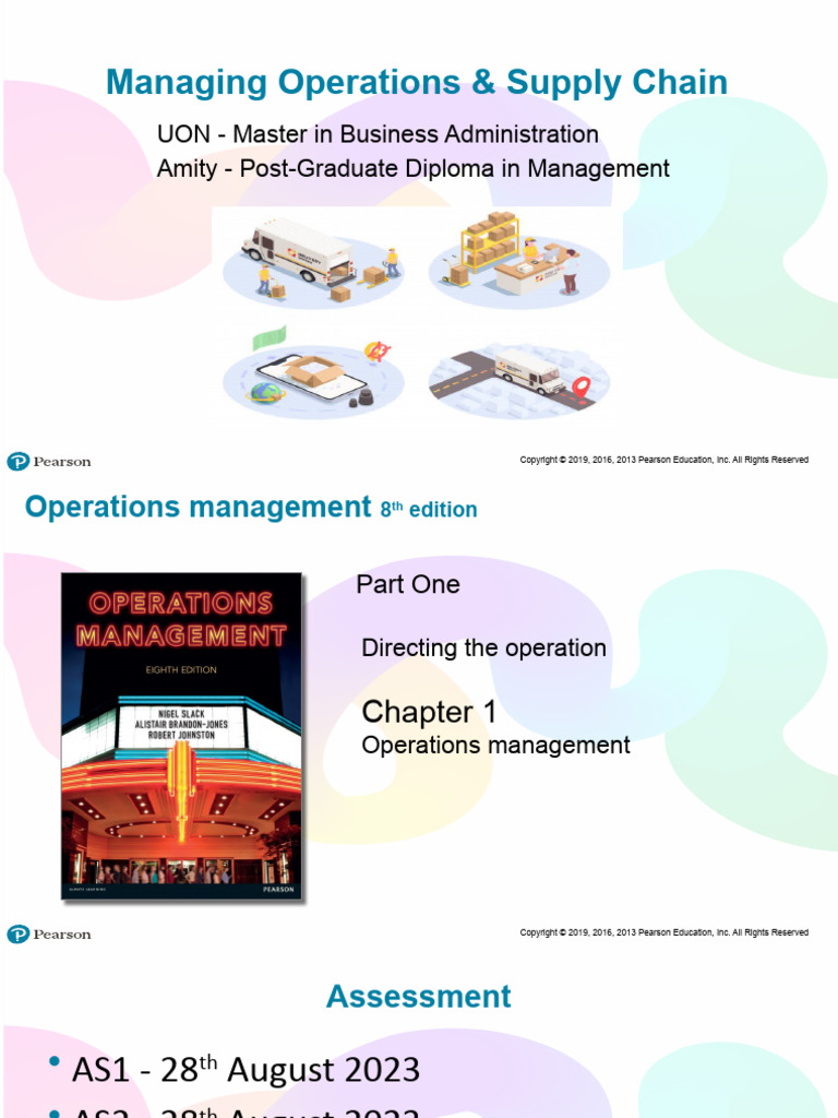Topic 1 MOSC - Introduction & Operations Management - 070723 | PDF ...