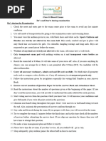Essential Orientation Points For Grade 6 & 8 Ministry Exams | PDF