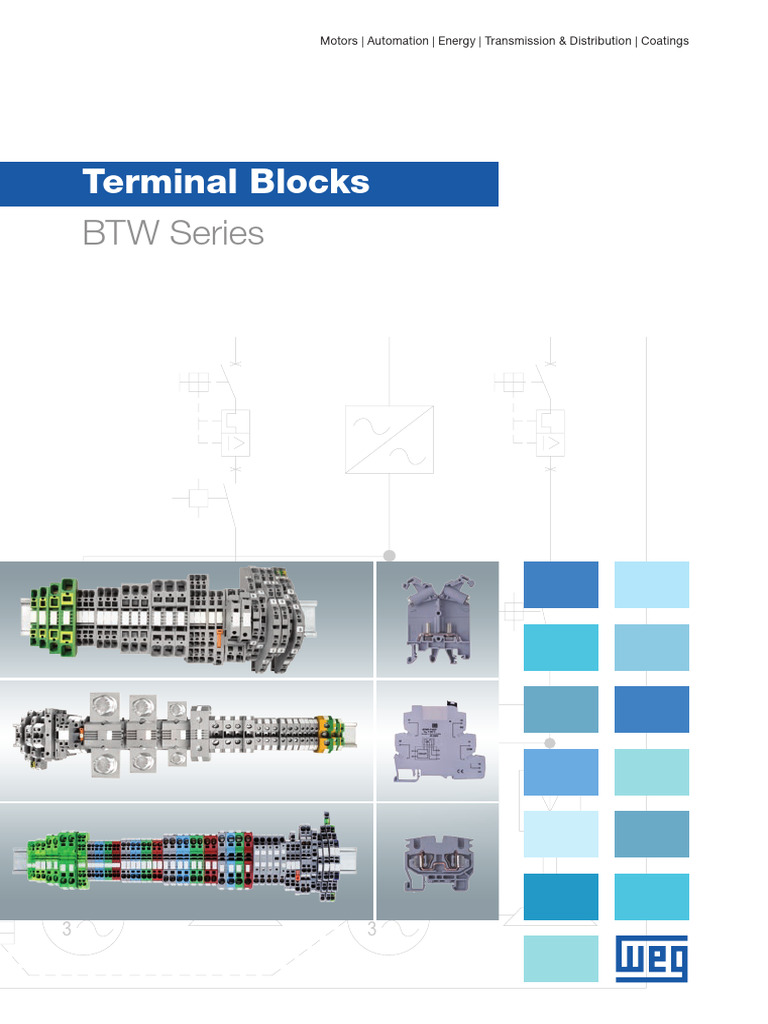 WEG BTW Line Terminal Blocks 50052682 Brochure English | PDF ...