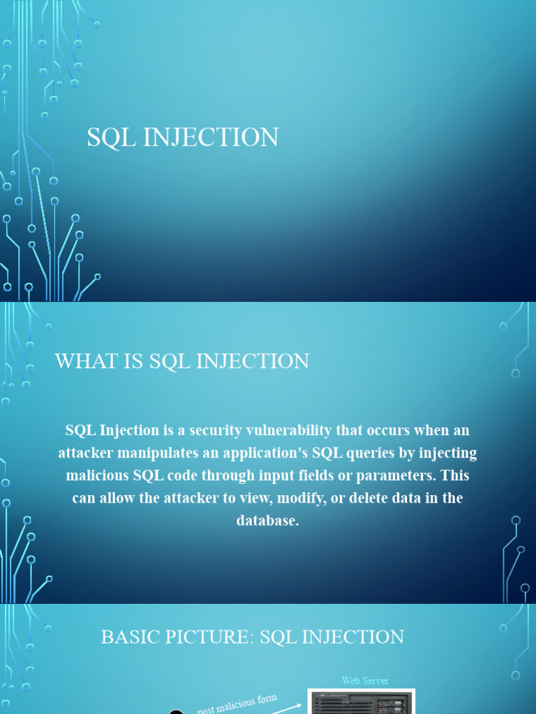SQL Injection | PDF