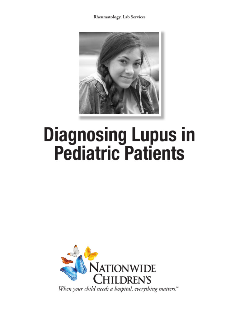 Diagnosing Lupus in Pediatric Patients | PDF | Clinical Medicine ...