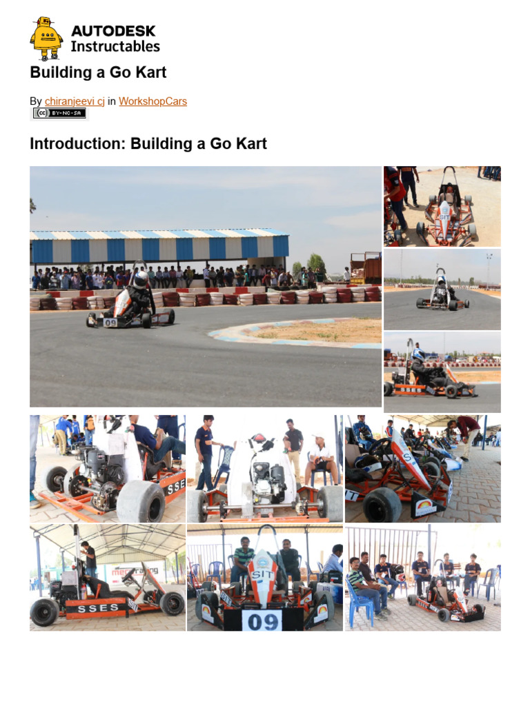 Go Kart Building Guide for Beginners | PDF | Screw | Brake