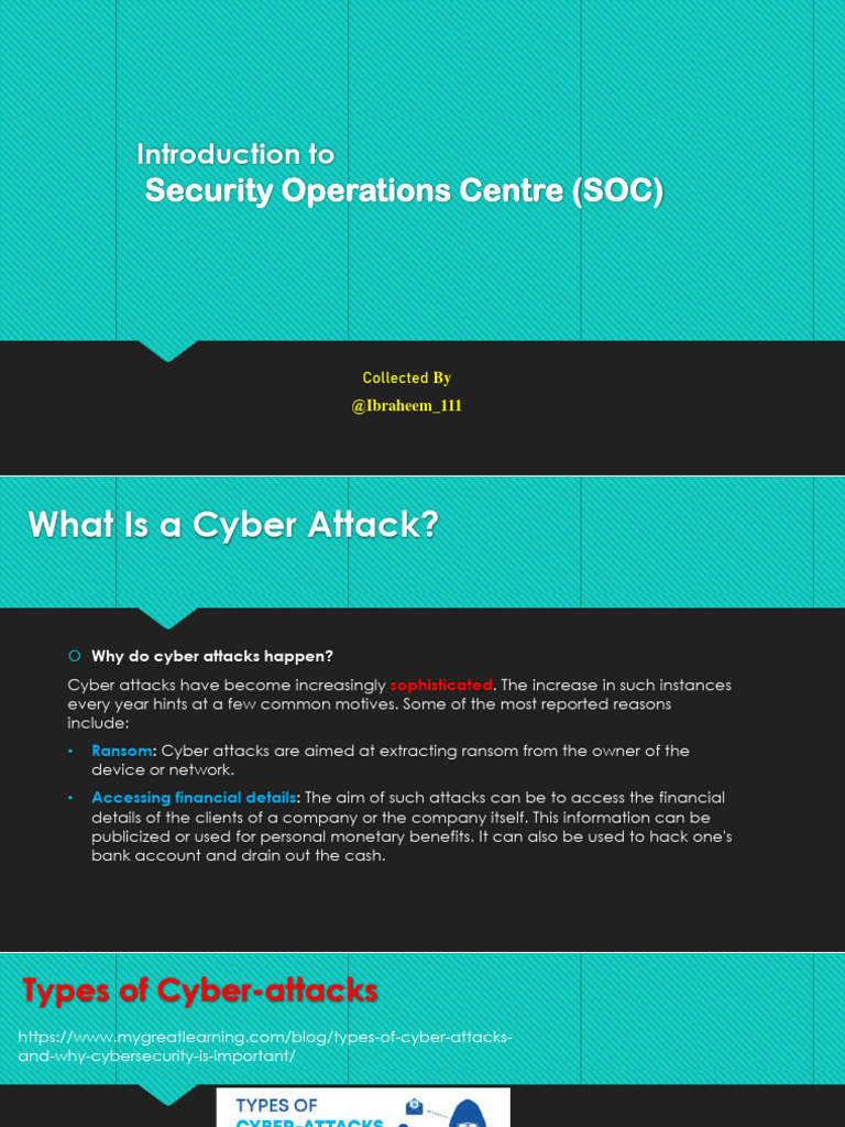 Security Operation Centers | PDF | Security | Computer Security