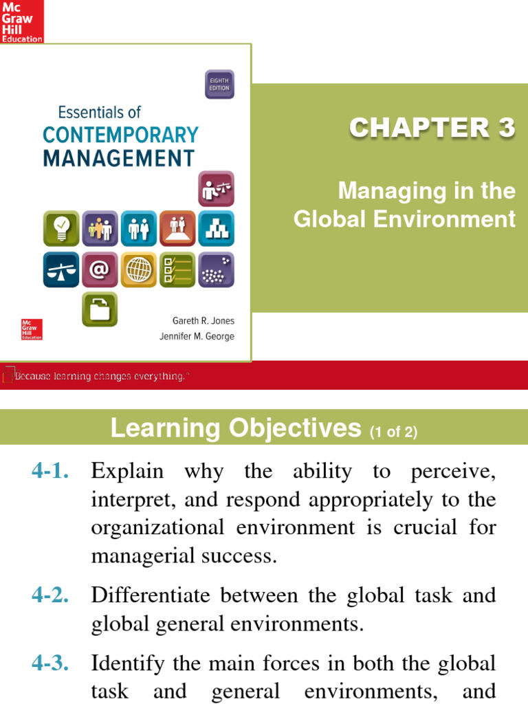 Chap 3 Managing in The Global Environment | PDF | Supply Chain ...