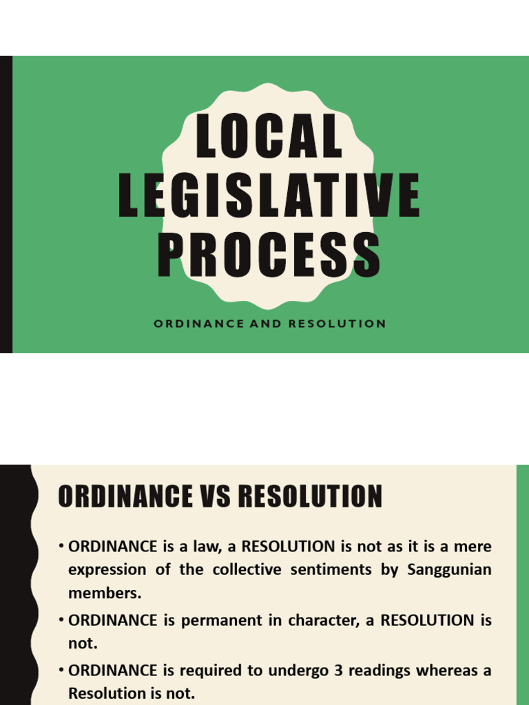 LLP Ordinance and Resolution | PDF | Common Law | Justice