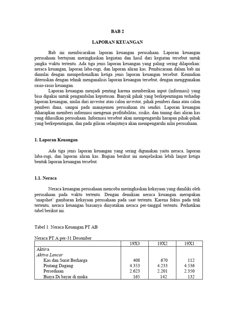 Modul 2 - Analisis Laporan Keuangan | PDF | Bisnis | Pengelolaan Keuangan & Uang