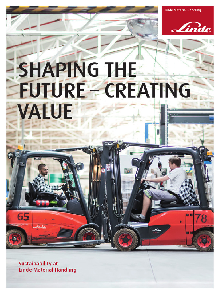 LMH_Sustainability_at_Linde_Brochure | PDF | Forklift | Lithium Ion Battery