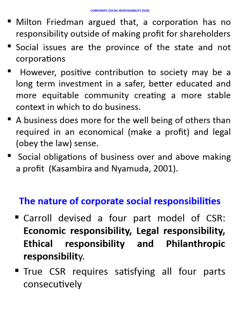 CSR: A Guide for Business Leaders | PDF | Corporate Social ...