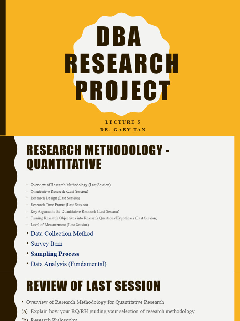 3.1 C4 - Research Methodology - Quantitative 2 - 08072023 | PDF ...