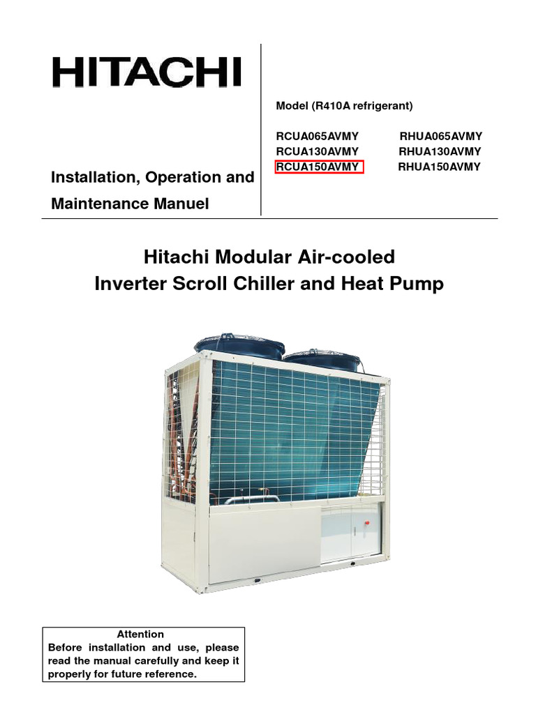 RCUA150AVMY-Performance Chart-R0 | PDF | Heat Pump | Electromechanical ...