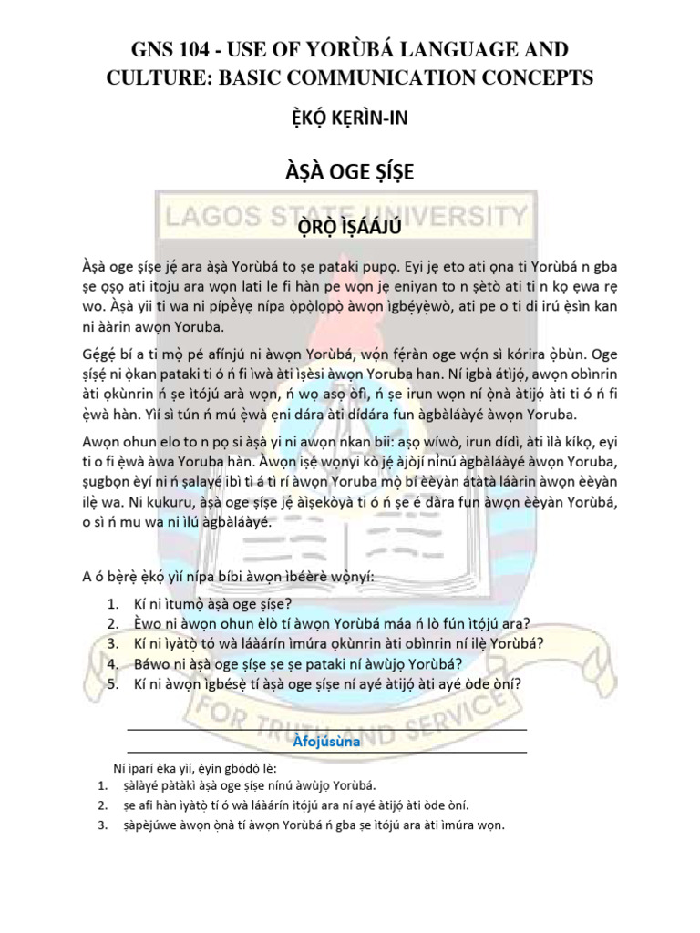 GNS_104_WEEK_4 | PDF