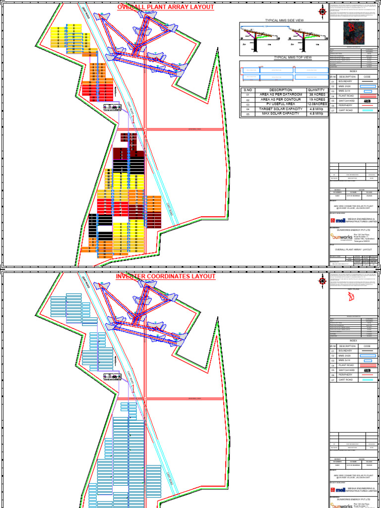 Vavade - 4mw - All Layouts | PDF | Electricity | Sustainable Energy