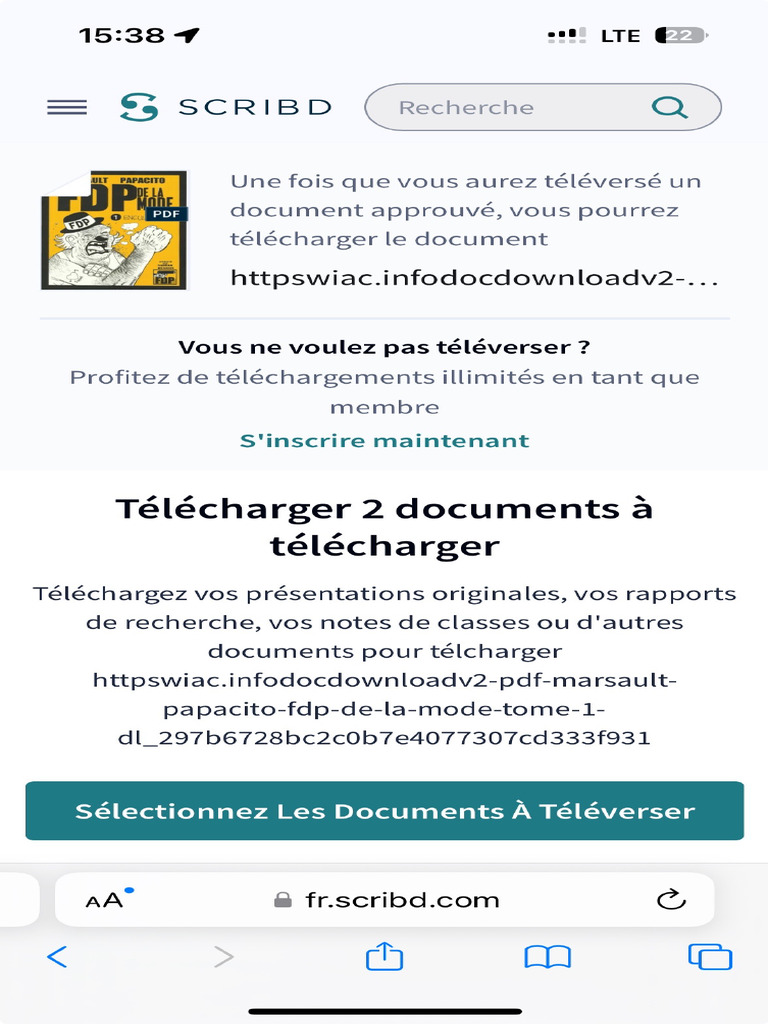 Téléverser Un Document Scribd - Jpeg | PDF