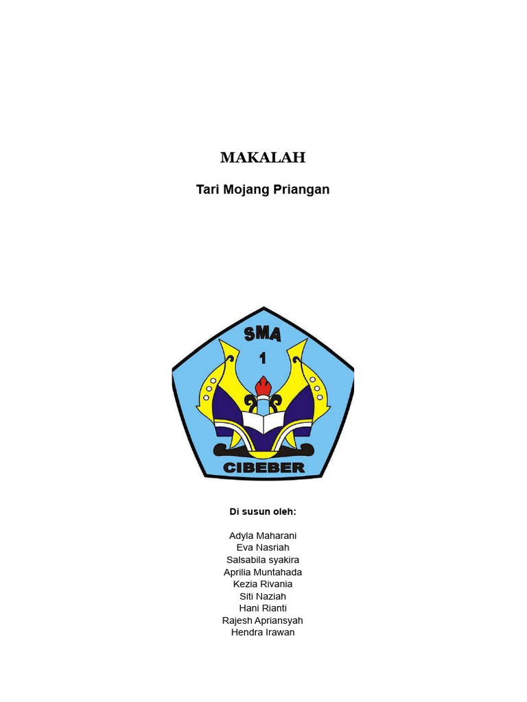 Sejarah dan Makna Tari Mojang Priangan | PDF