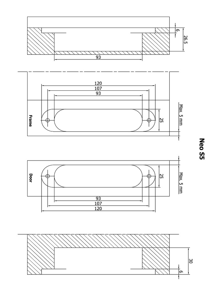 Argenta® - Neo S5 Freesmaten - Milling Dimensions | PDF