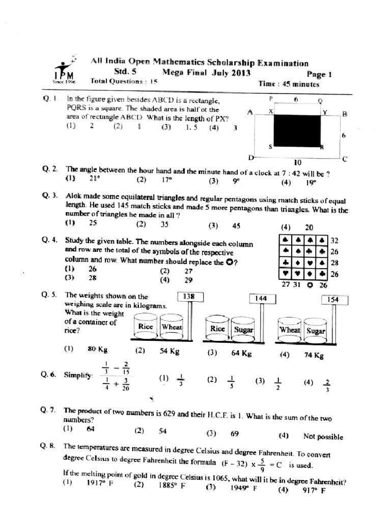 Ipm Mega Final - 2013 | PDF