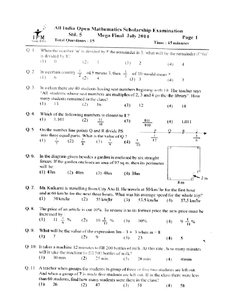 Ipm Mega Final - 2014 | PDF