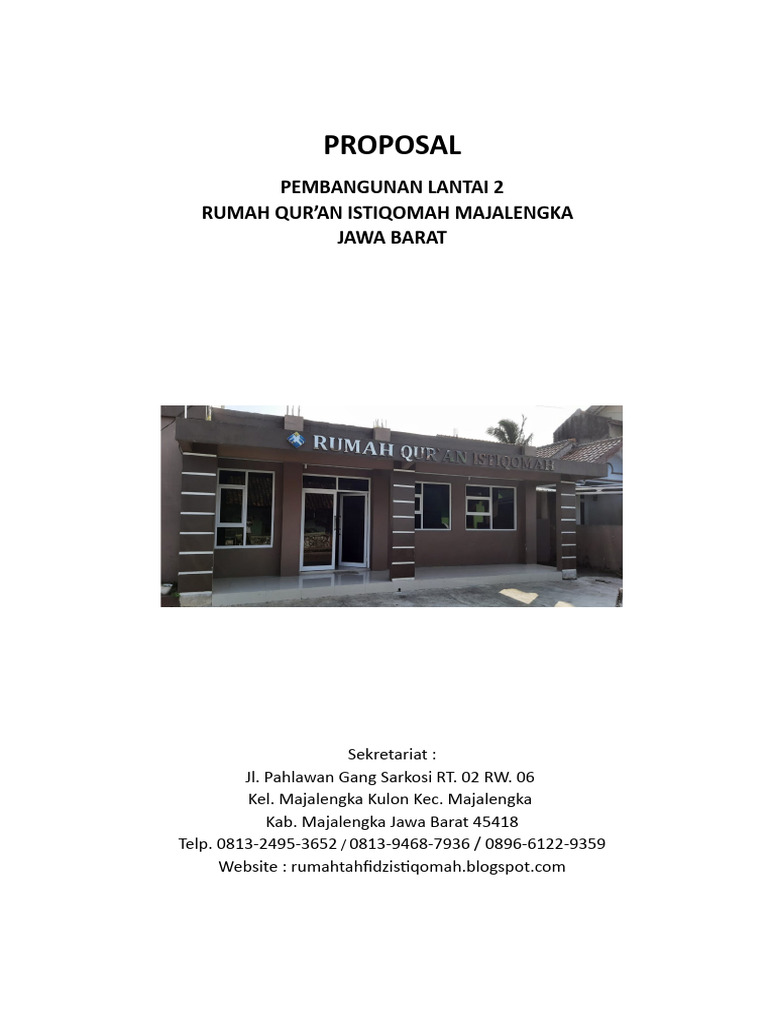 contoh proposal | PDF