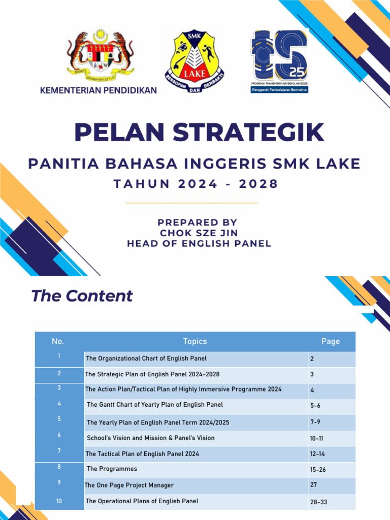Perancangan Strategik Bi 2024-2028 | PDF | Career & Growth
