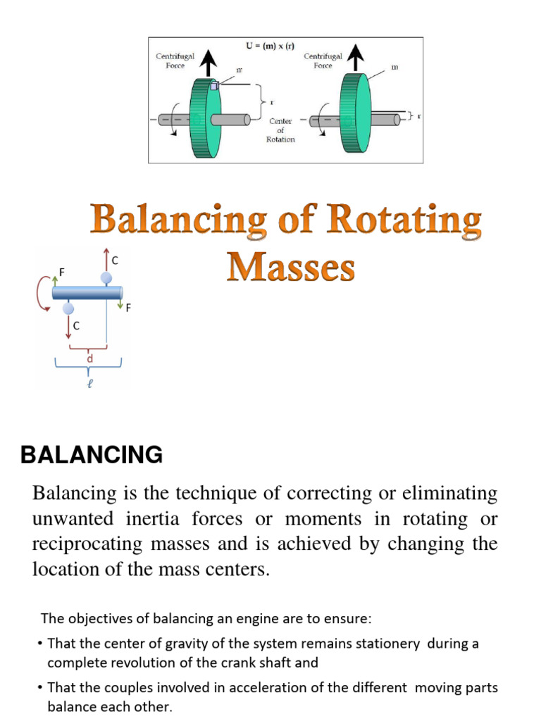 ME-2222-03 (Balancing) .. | PDF | Rotation Around A Fixed Axis | Force
