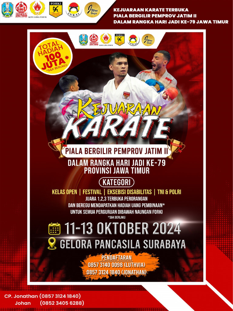 Proposal Kejuaraan Karate Piala Pemprov II | PDF