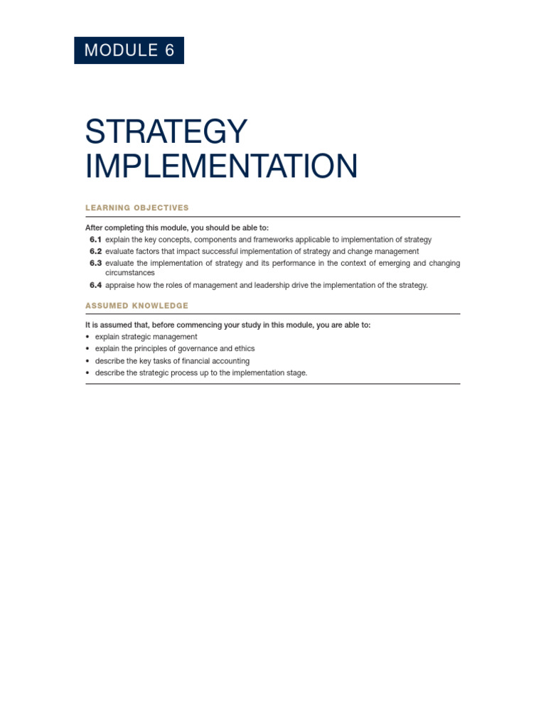 Module 6 GSL - Study - Guide - 3rd - Edition-376-431 | PDF | Strategic ...