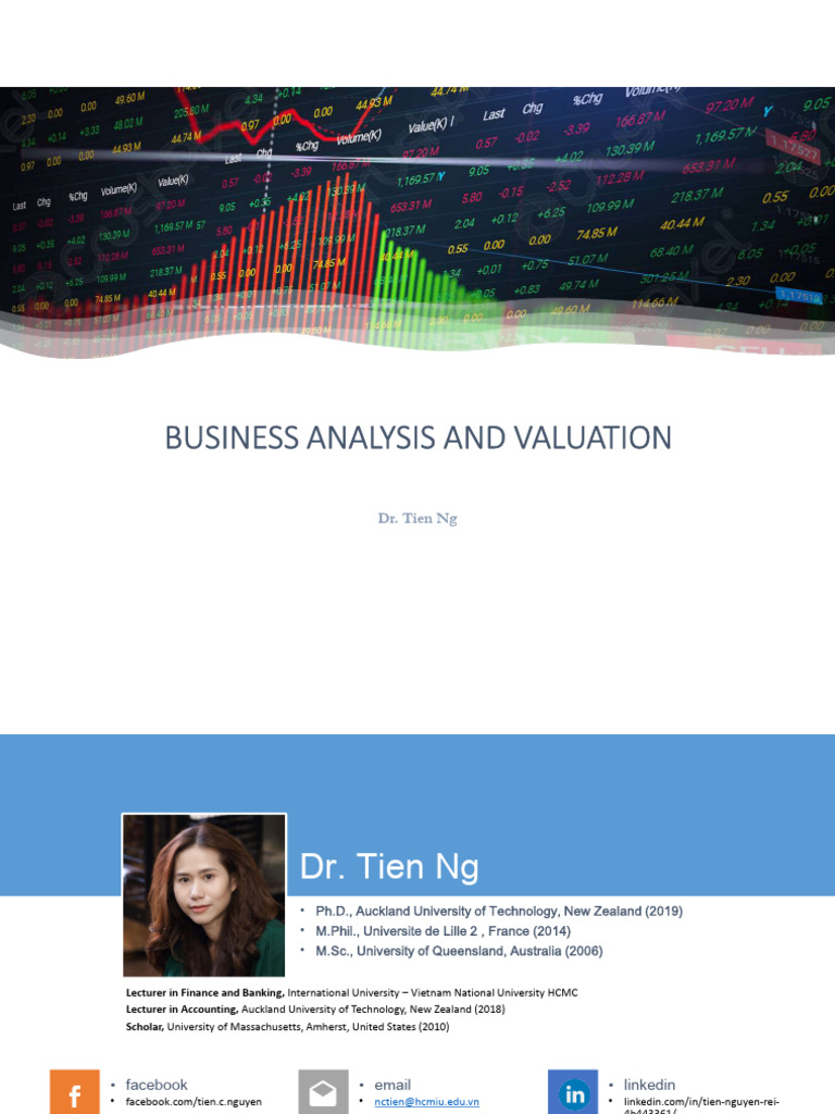 IUBAV - Lecture 1 - Module 1 An Introduction To Valuation (S2 2023 2024) | PDF | Equity (Finance ...