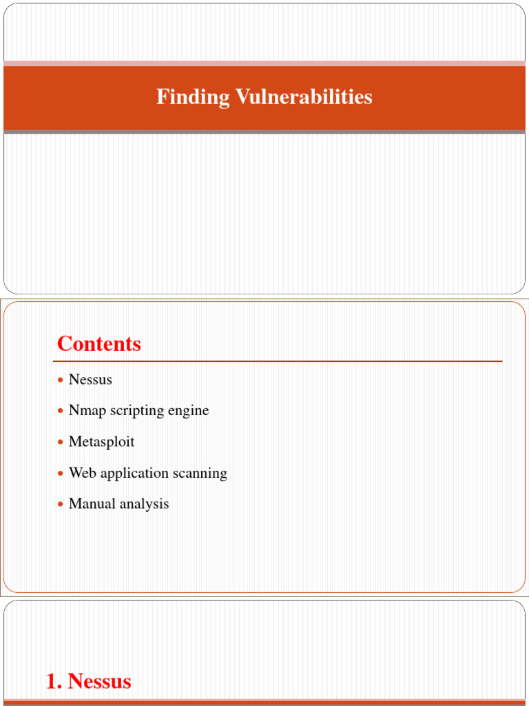 Finding Vulnerabilities | PDF