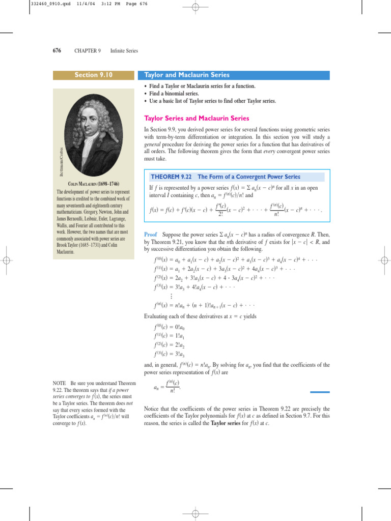 Math For Economics Part 18 A | PDF | Power Series | Mathematical Relations