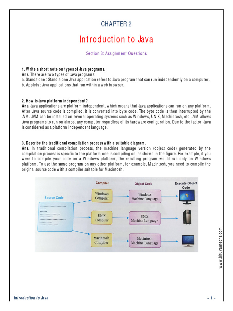Comp 0 Icse Chp 3 Pdf Java Virtual Machine Java Programming 0522