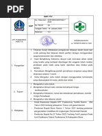 SOP Pemeriksaan TTV | PDF | Pengembangan Diri | Kesehatan Holistik