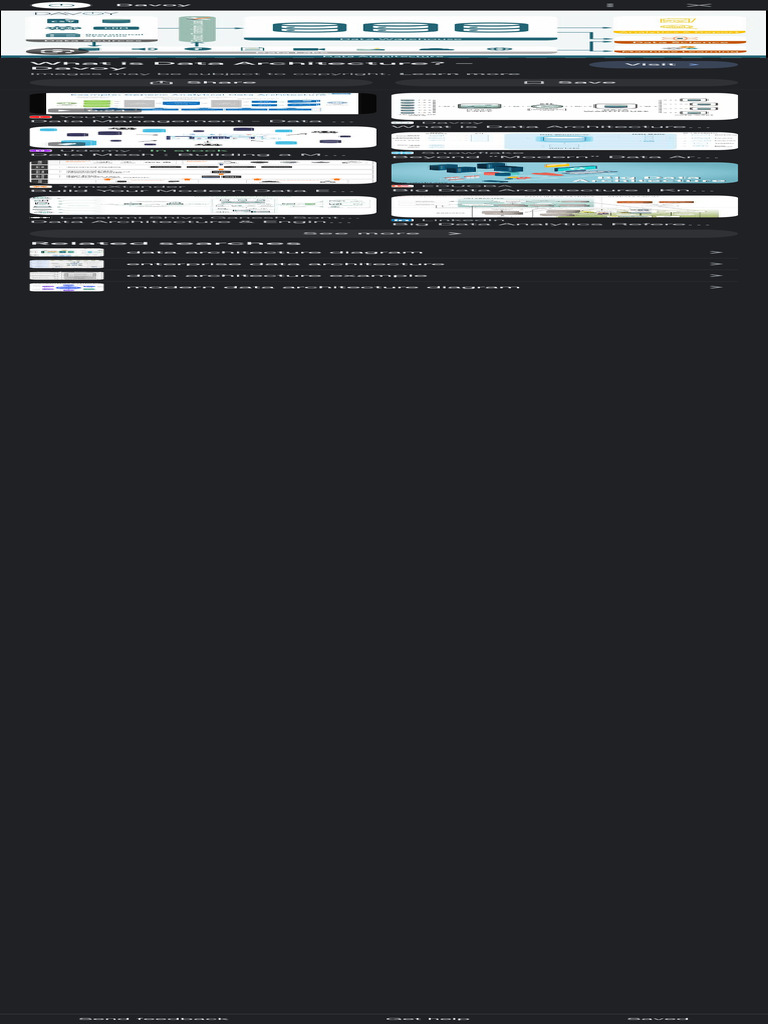 What is Data Architecture – Davoy | PDF