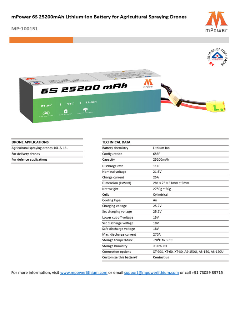 3 Mpower Li-Ion Battery | PDF