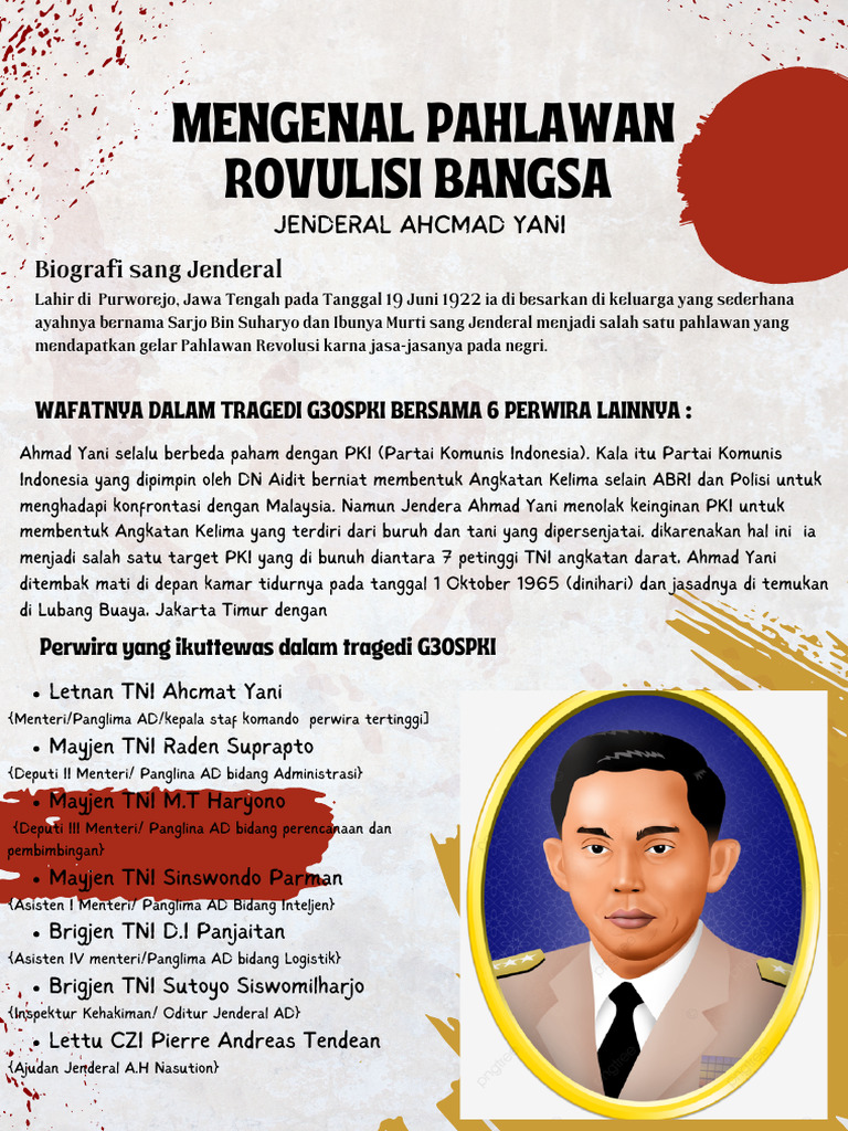Kelompok 1_poster jenderal ahmad yani II | PDF