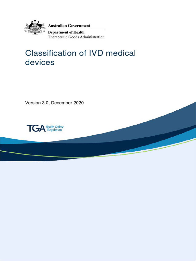 Classification Ivd Medical Devices | PDF | Blood Type | Medical Device