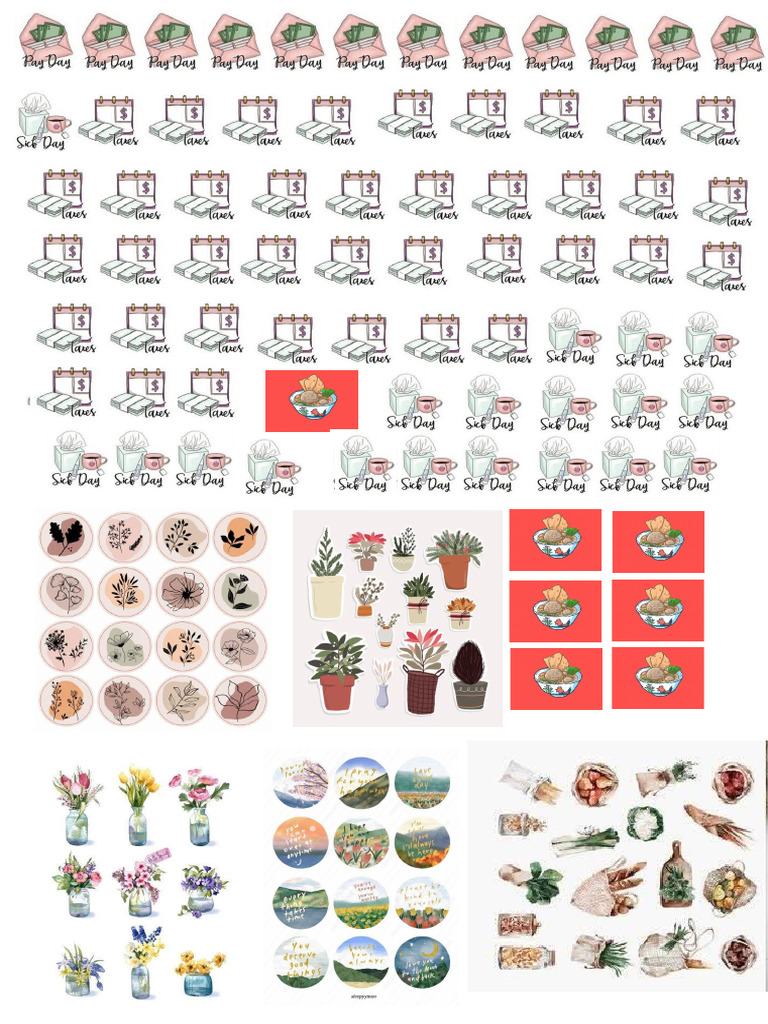 Sticker Calender | PDF