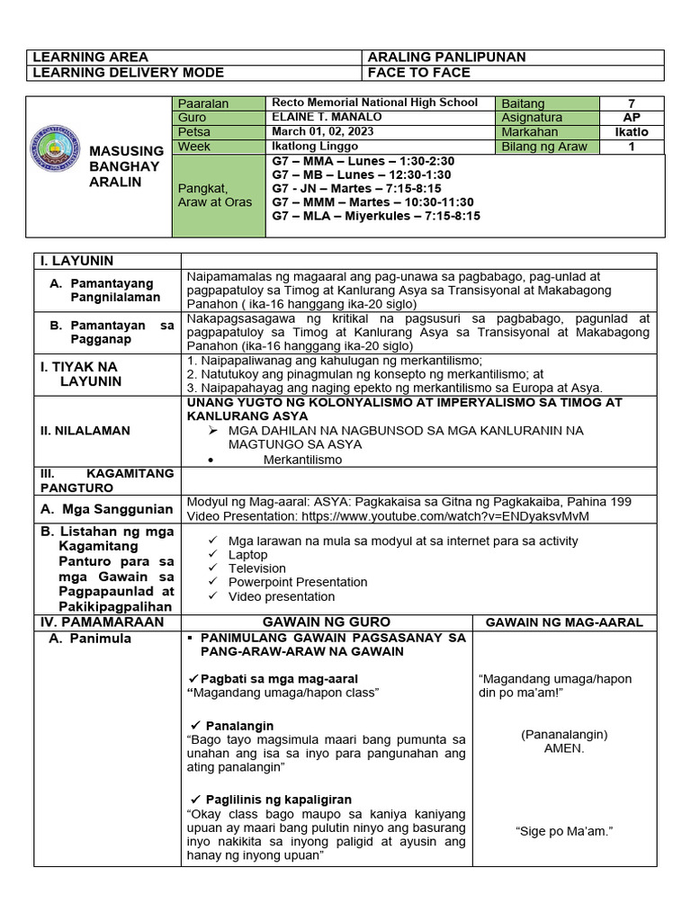 DLP Week 2 Merkantilismo | PDF