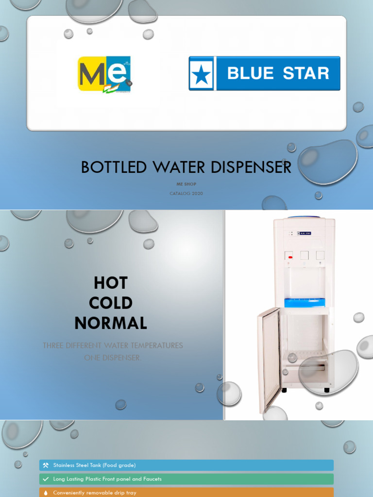 Catalogue Water Dispenser | PDF | Water | Heat Transfer
