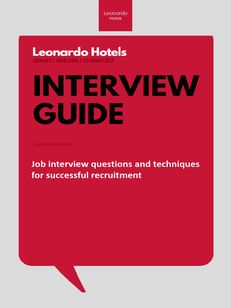 44e8eff0b70df97c-Interview Guide 28042022 Fillable (ENG) | PDF | Job Interview | Employment